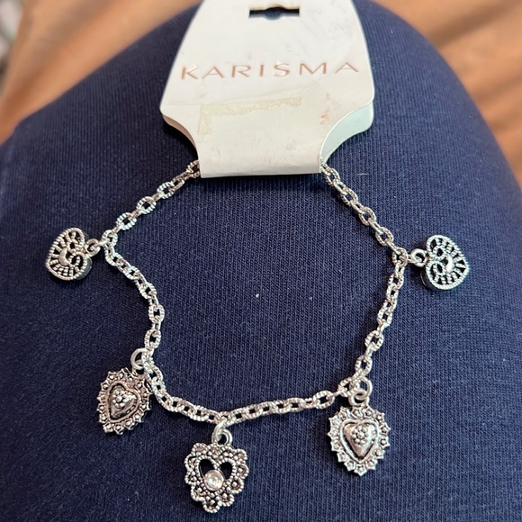 karisma | Jewelry | Charming Hearts Bracelet | Poshmark